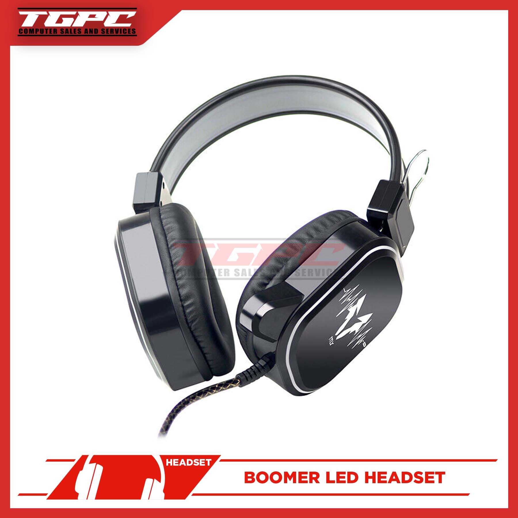 Boomer Led Gaming Headset Head set / Headphone | Shopee Philippines