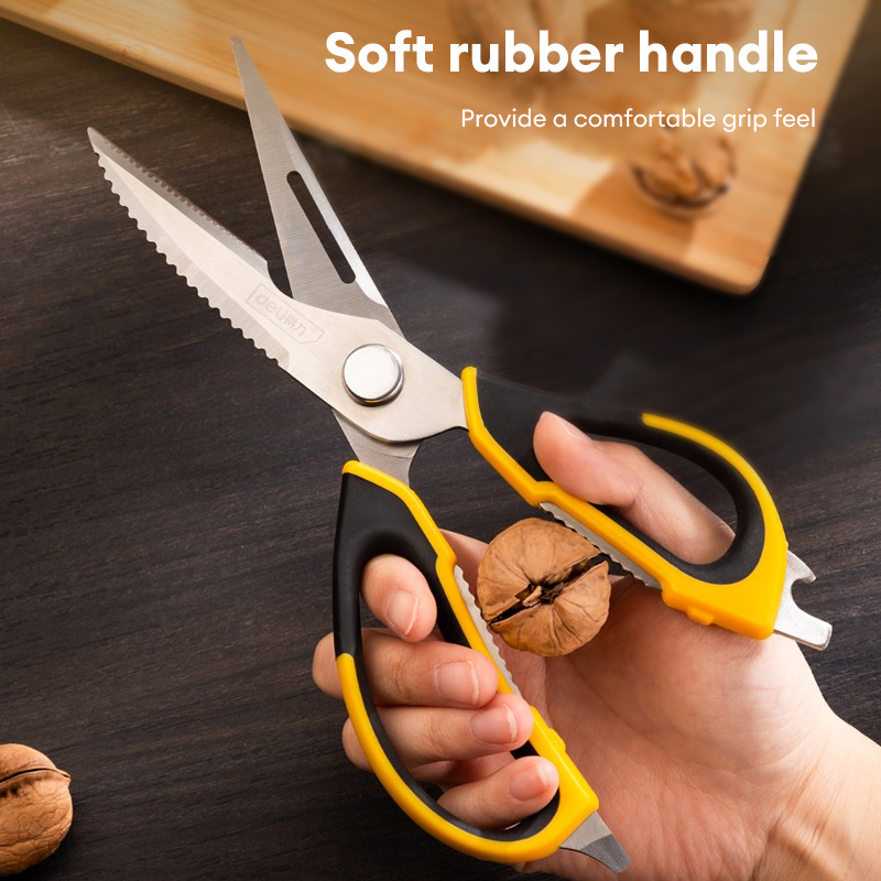 Deli Multi-function Scissors 9 inches Shears Stainless Steel Kitchen ...