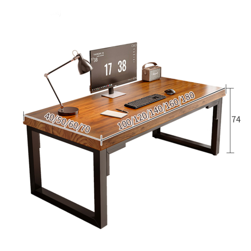 Solid Wood Computer Table Desk Study Table Office Desk Gaming Pc Long ...