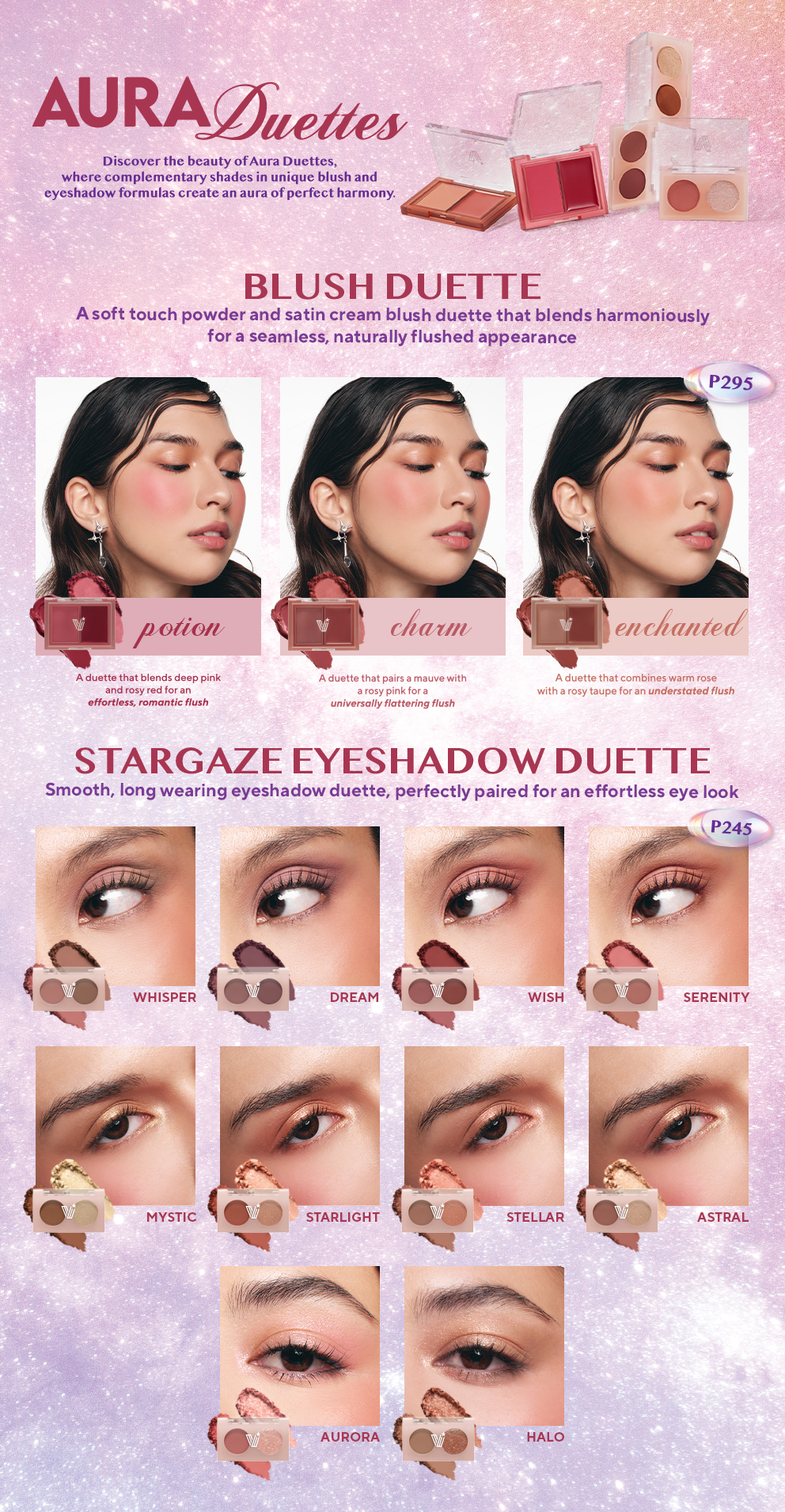 VICE CO. Aura Stargaze Eyeshadow Duette - Eyeshadow, Long-wearing ...
