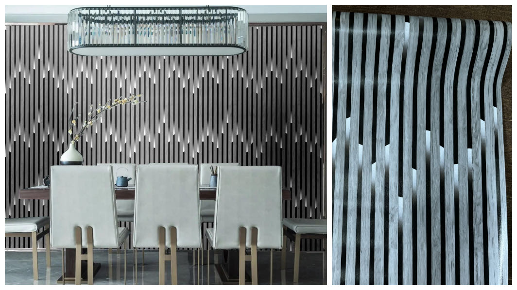 BHW Wallpaper 3D Wood Design PVC Waterproof Self-Adhesive Wall Paper ...