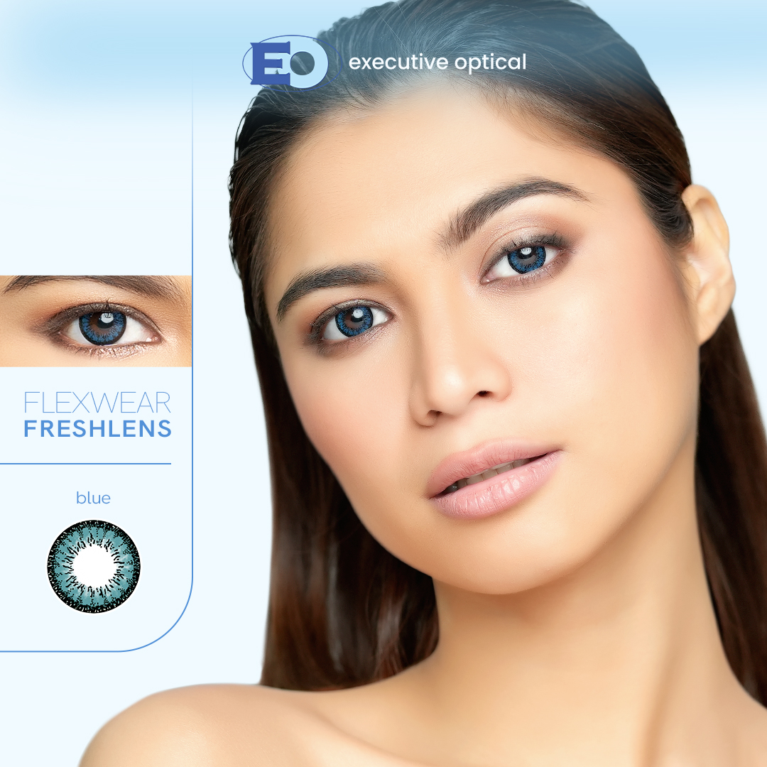 EO Flexwear Freshlens Blue | Graded Blue Contact Lenses (3 months ...