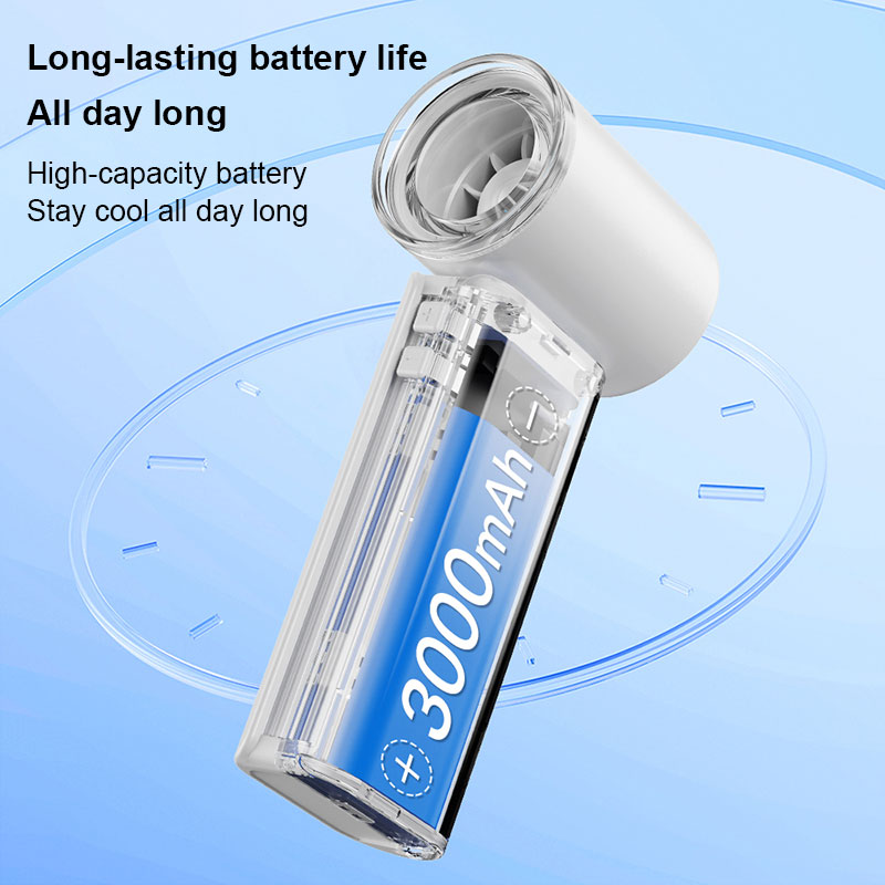 Jiditech Handheld Fan Mini Portable Turbo Jet Fan Rechargeable USB Fans ...