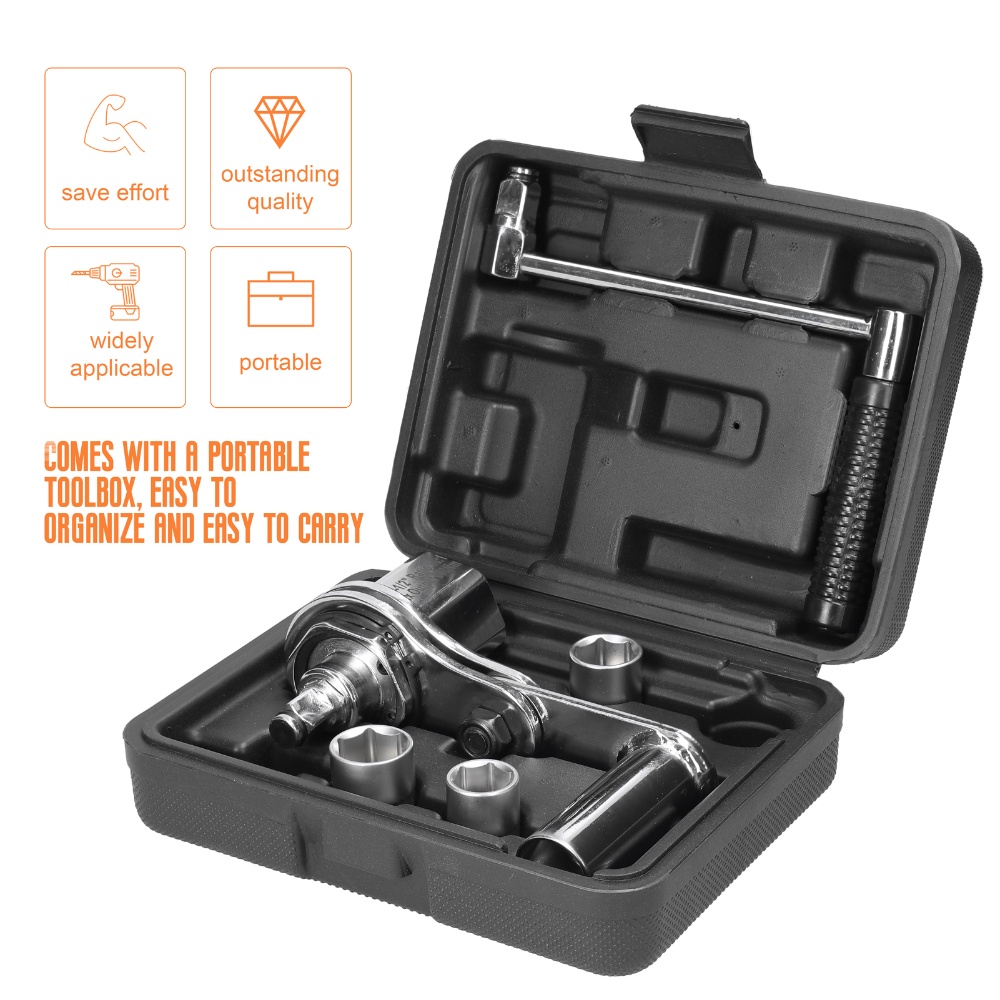 Heavy Duty Car Torque Multiplier Wrench Lug Nut Remover 1/2 Driver 1:16 ...