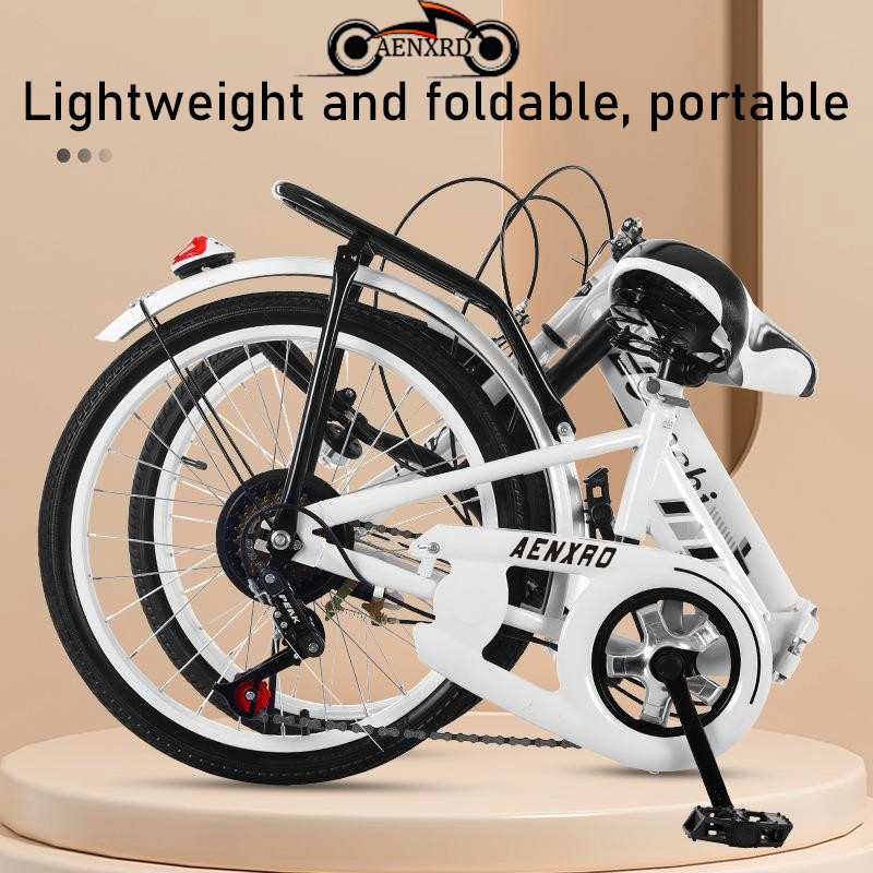 AENXRD Japanese folding bike 20-inch bike Urban Adult Bike Children's ...