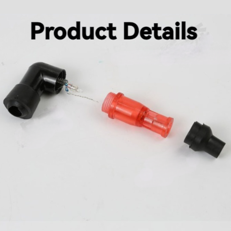 Motorcycle Flash Spark Plug Cap Motor Ignition Spark Plug Head Cover ...