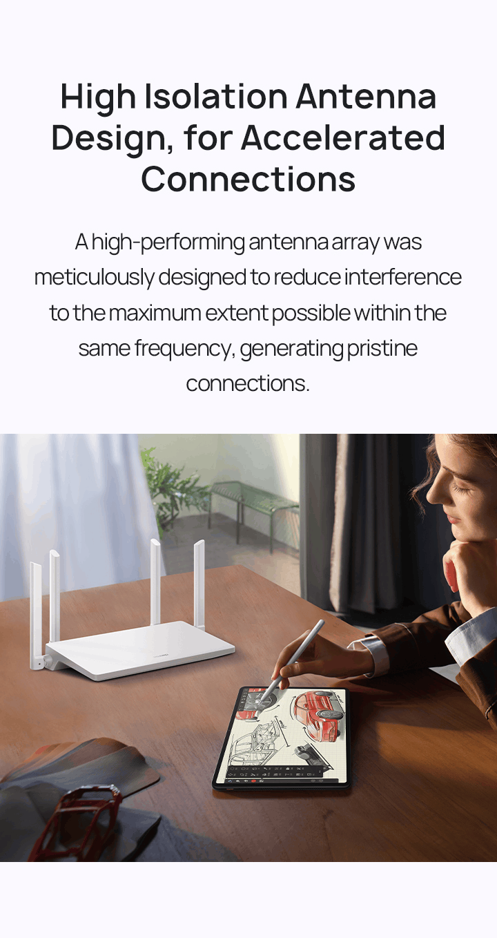 HUAWEI WIFI AX1 Router | Dual-band 1200 Mbps | Broad Coverage | 3 Steps ...