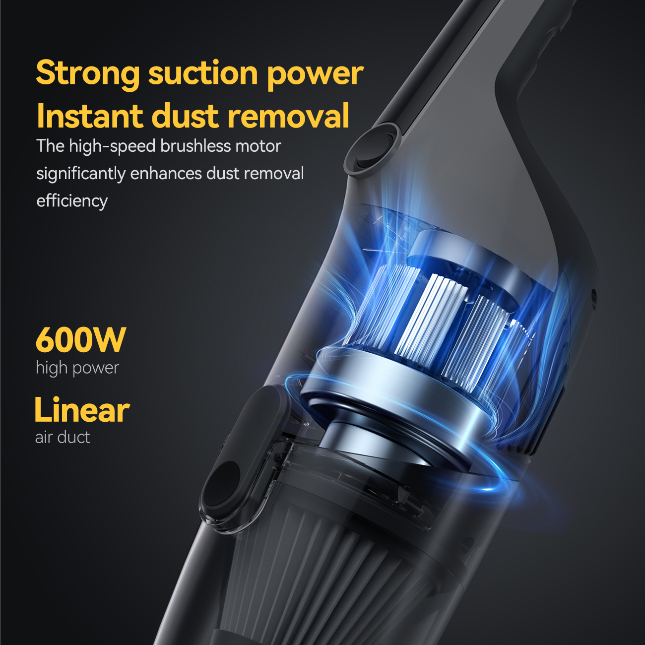 Deerma DX120C Portable Vacuum Cleaner handheld/Push 2 in 1 Vacuum with ...