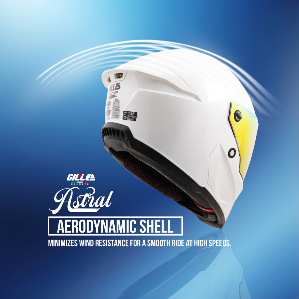 GILLE ASTRAL Revo Lens Full Face Dual Visor Motorcycle Helmet | Shopee ...