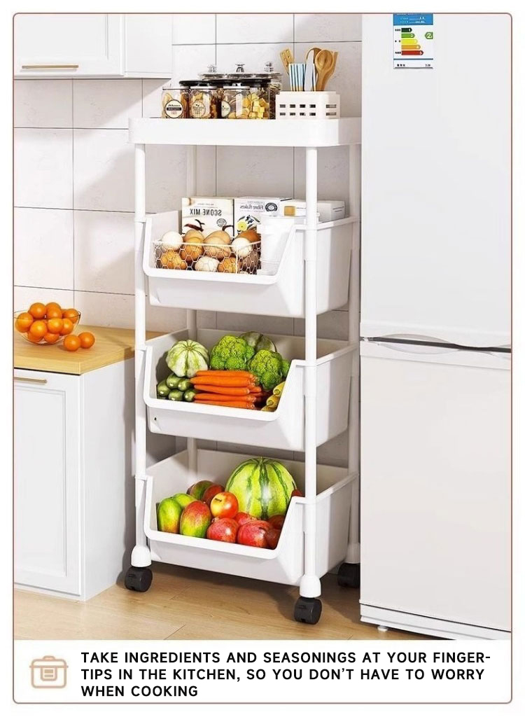 Oasia 2-5 Layer kitchen organizer storage rack book shelf organizer ...
