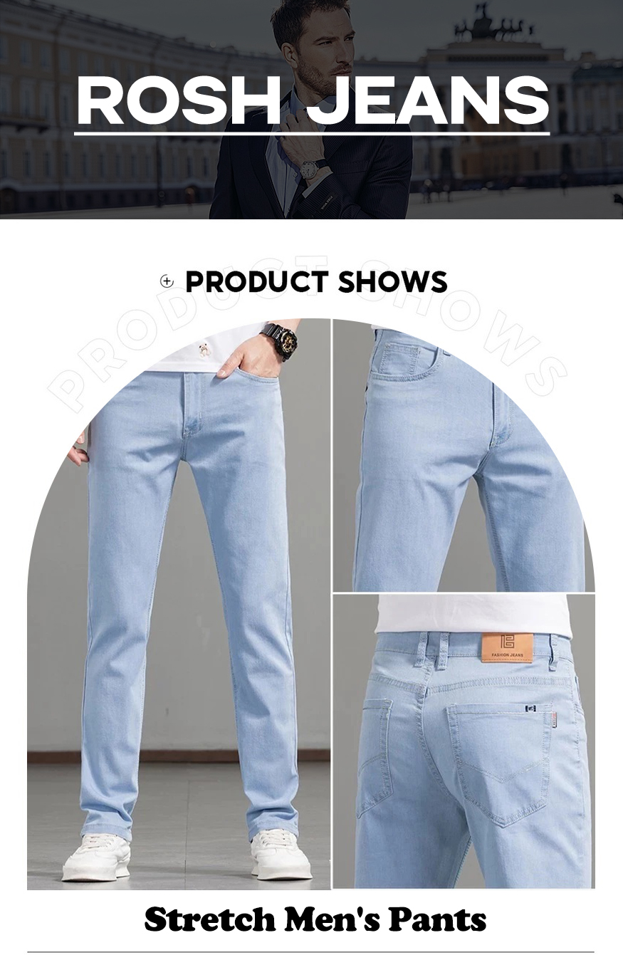 Rosh_Jeans Denim Pants for men jeans for men stretchable Elasicity High ...