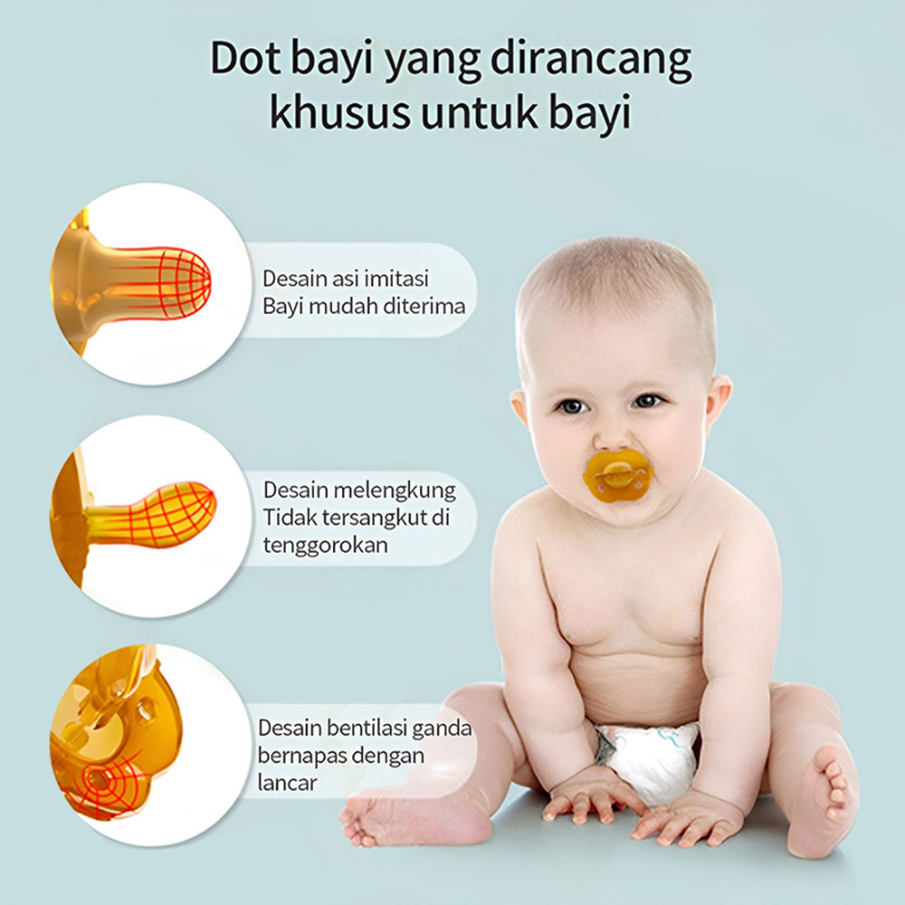 Dr.isla Baby Silicone Day And Night Nano Pacifier Set With Storage Box ...