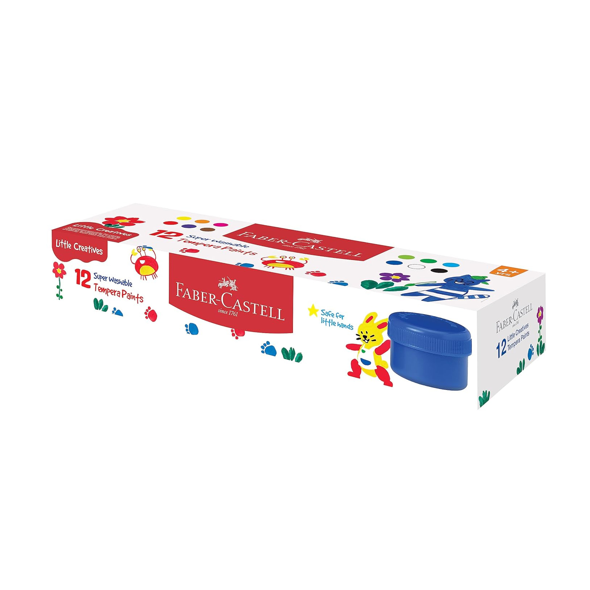 Faber-Castell Little Creatives Tempera Paints 12 colors 10ml (144112 ...