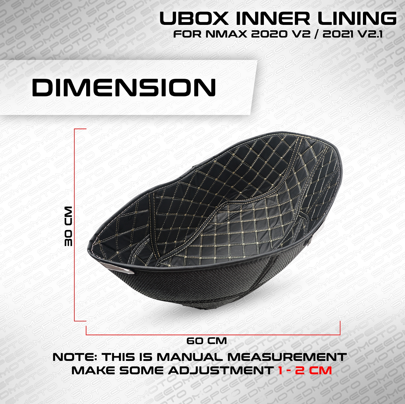 NMAX 2020 NAMX 2021 UBOX INNER LINING LEATHER WATER PROOF COMPARTMENT ...