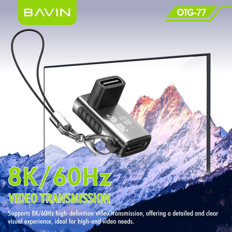 BAVIN O76 / O77 240W OTG Charging USB 4.0 Type-C to Type-C Adapter w ...