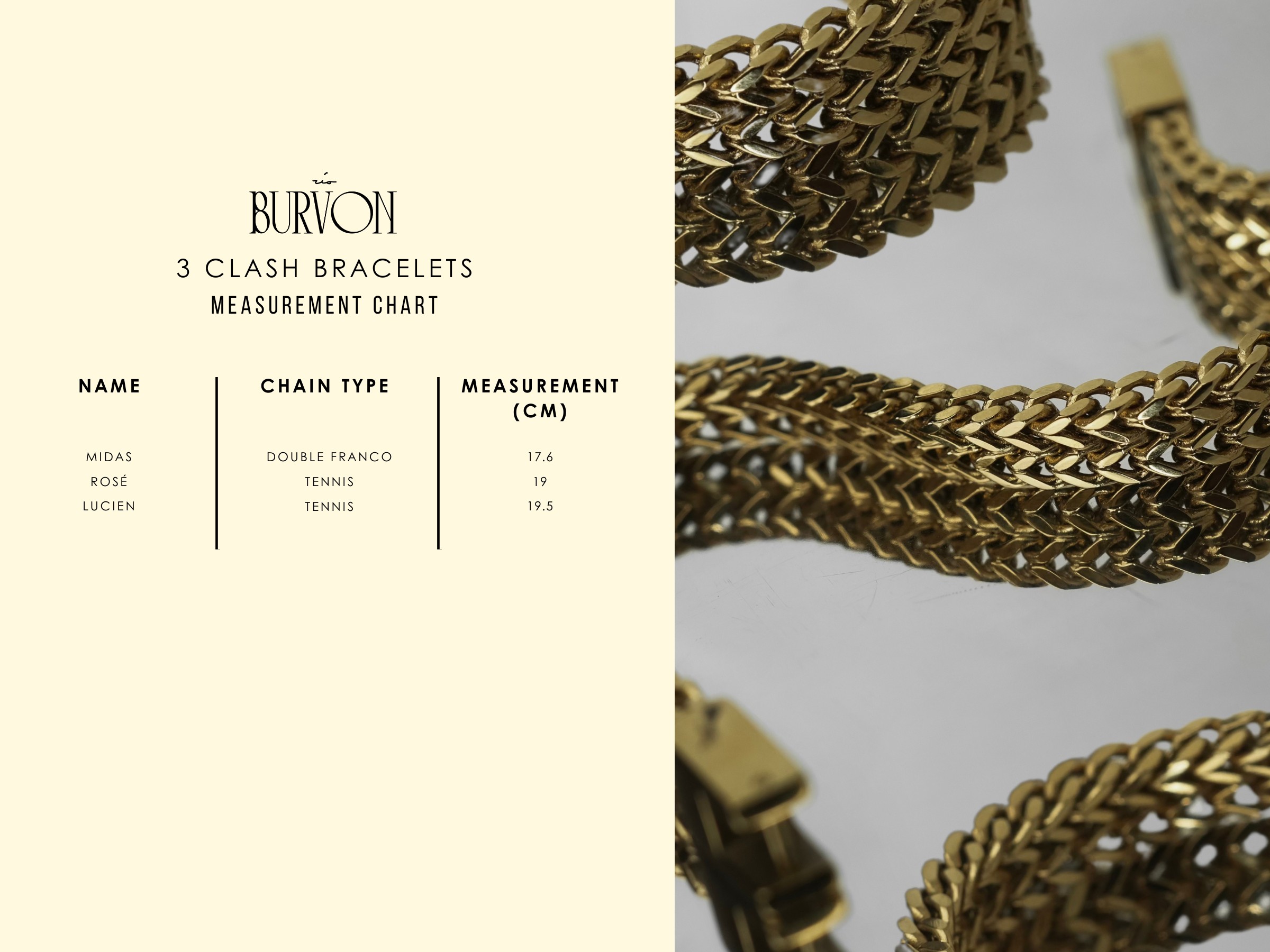 Burvon Clash Collection Bracelets (Modern Everyday Jewelry) | Shopee ...
