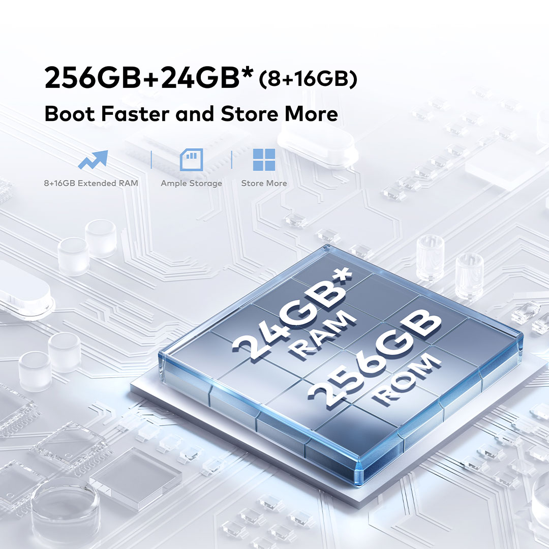 itel P55 RAM 24GB(8+16GB) + ROM 256GB | 90HZ Refresh | 50MP Dual Camera ...