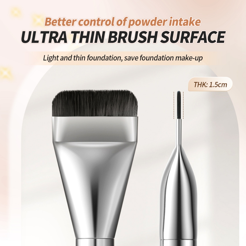 1pc Foundation Brush Ultra Thin Face Contour Brush Flat Contour Brush Blending Makeup Brushes ...