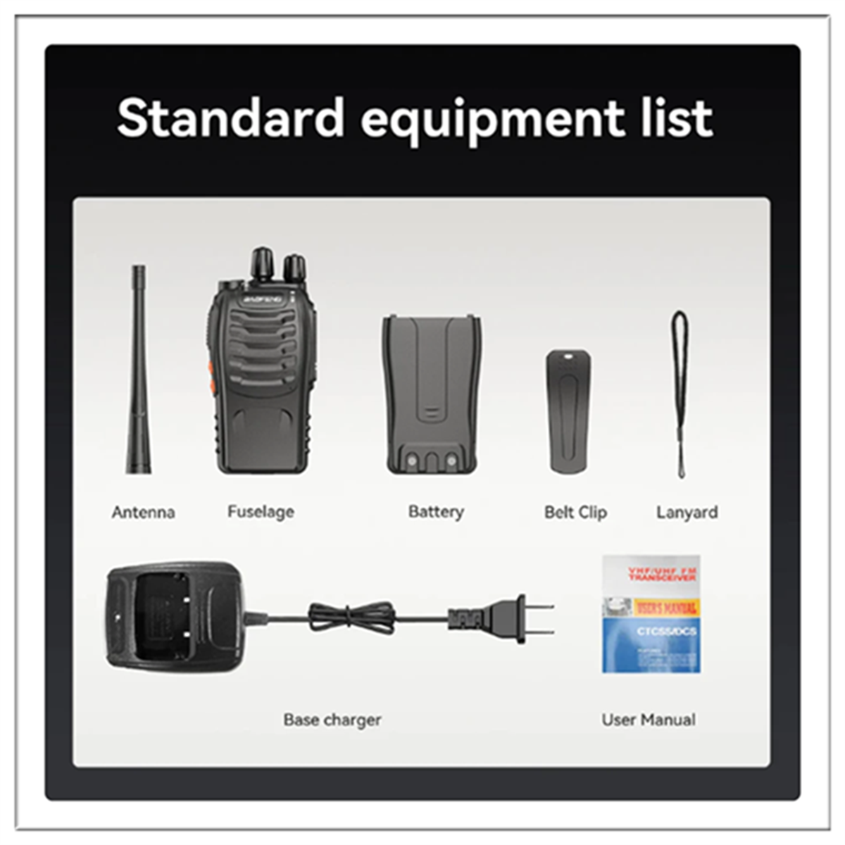 Original BF 888S UHF 400~520MHz Ham Walkie Talkie Portable Two Way ...