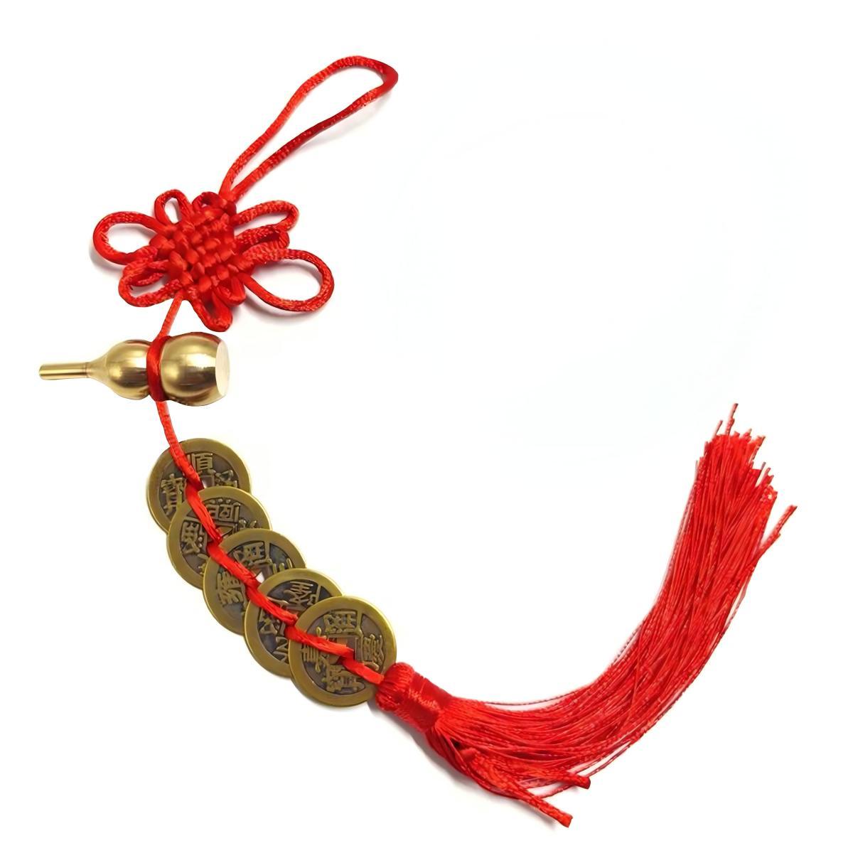 Wulou with Five Emperor Coins Lucky Charm Fengshui Pang sab it Hang ...