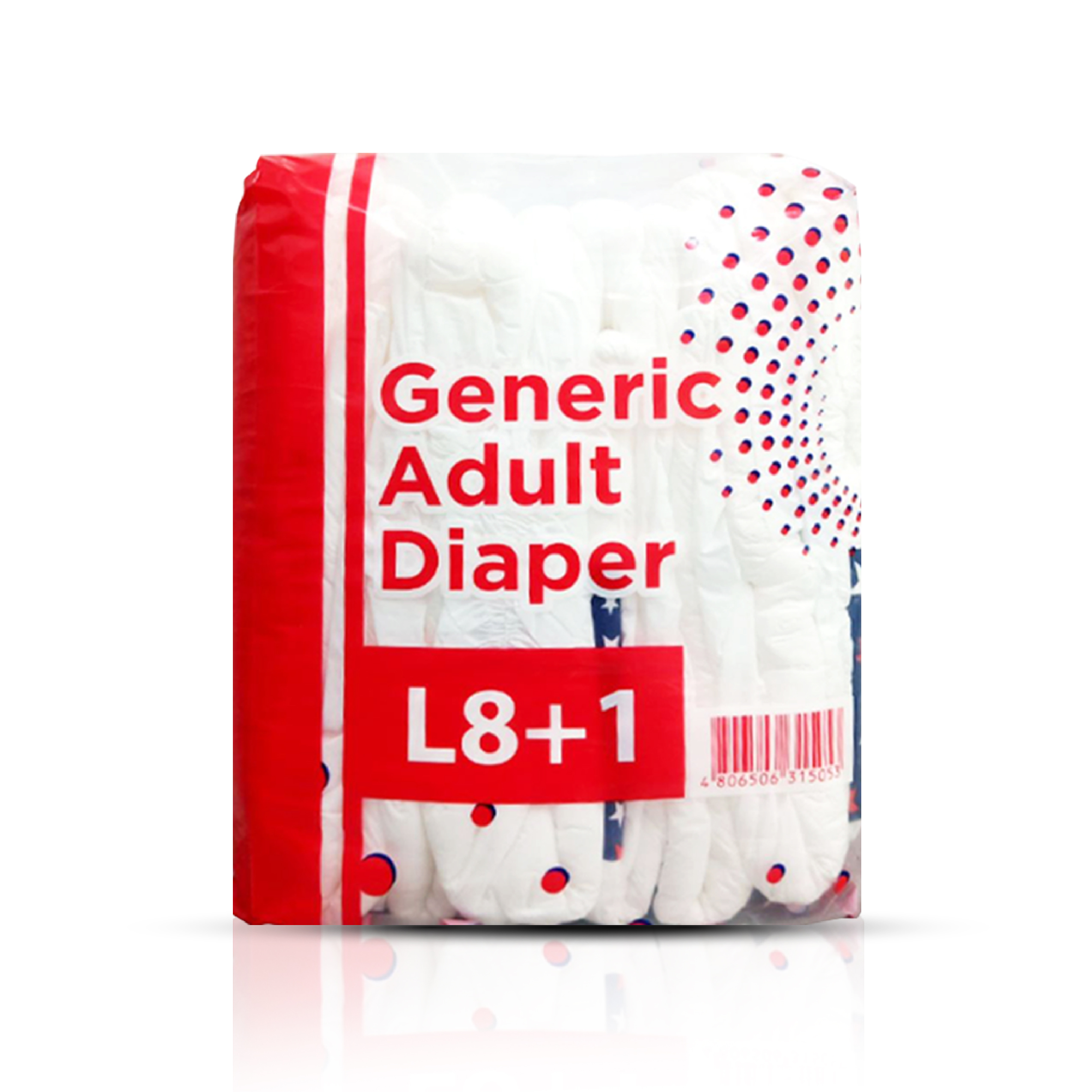 Generic Adult Diaper Tape Type Large 8's | Shopee Philippines