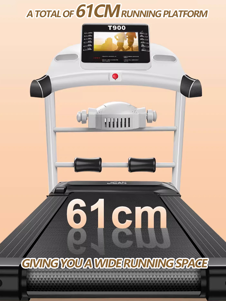 Multi-function electric treadmill for home with adjustable incline ...