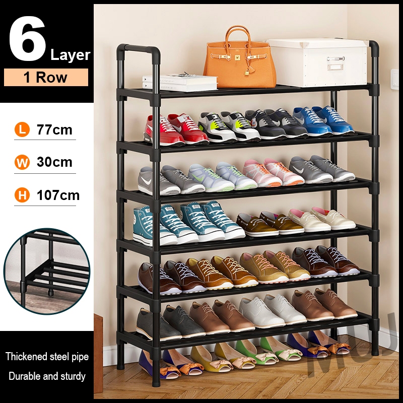 Shoe Rack Stainless Steel Stackable Shoes Organizer Storage For ...