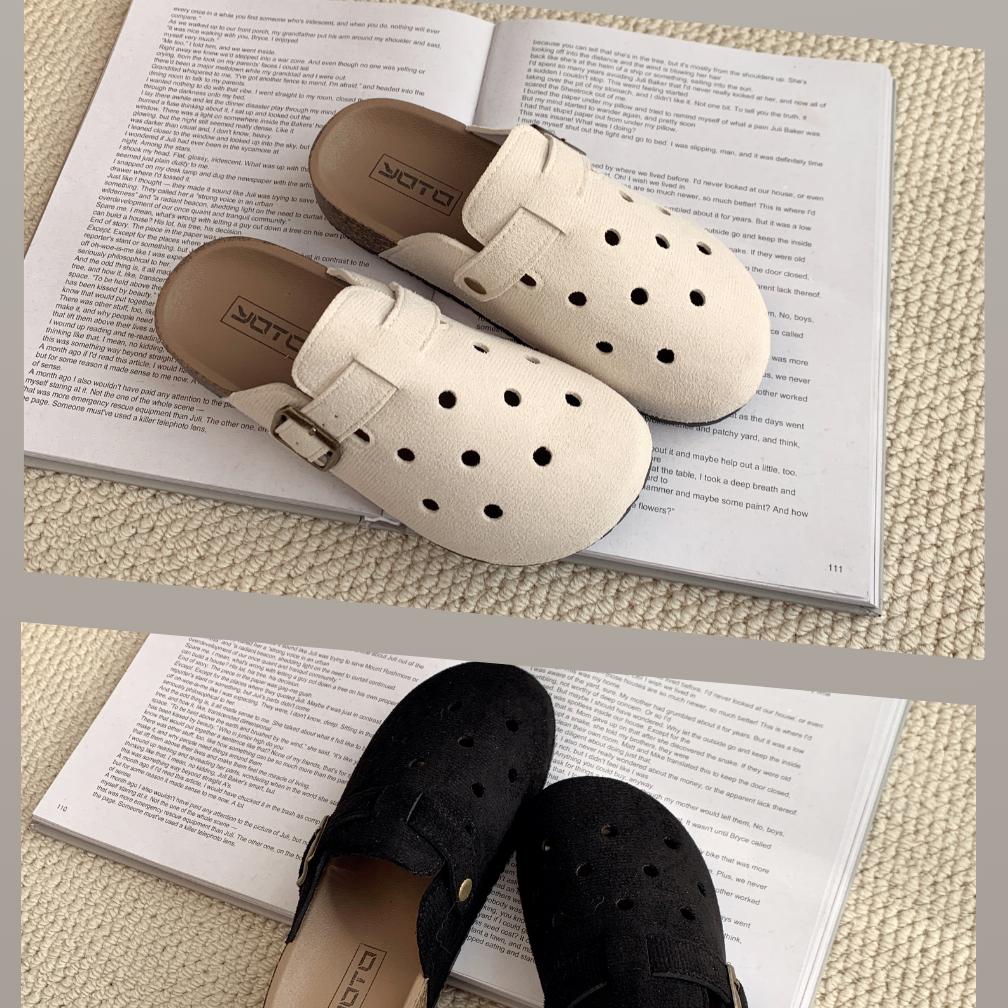 YOTO Shoes Clogs Sandals For Women Comfort Casual Perforated Breathable ...