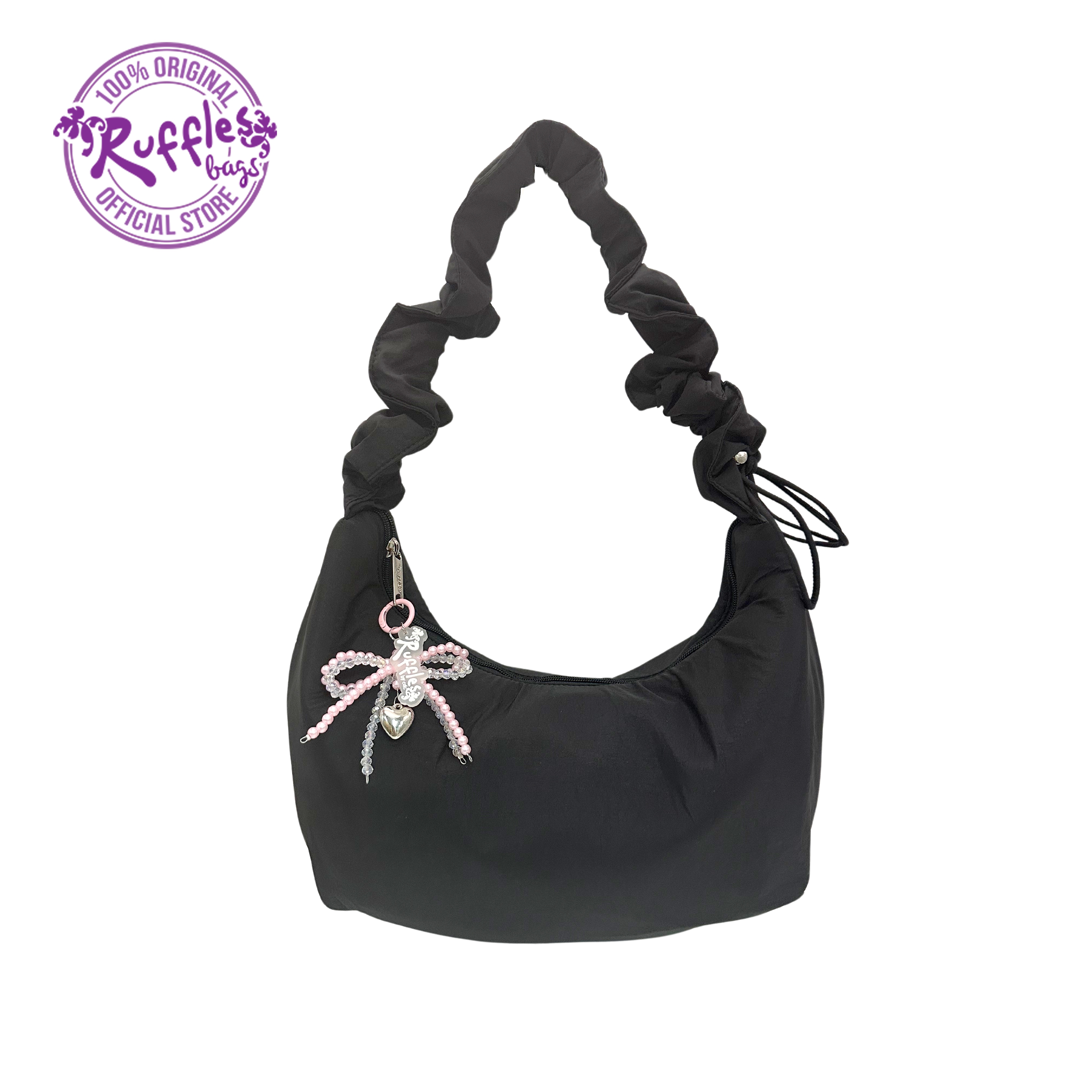 Ruffles Bags Louise 2-Way Crossbody Bag/Shoulder Bag (Black, Beige ...