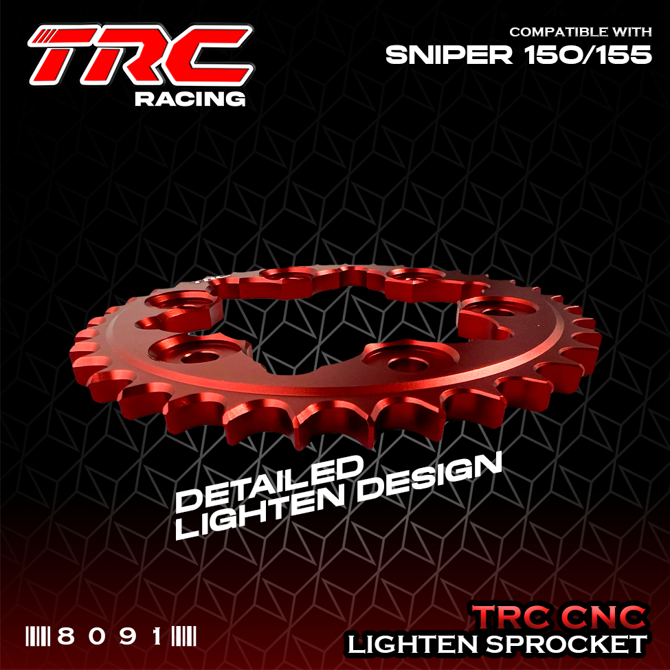 TRC Racing CNC LIGHTEN SPROCKET 47T/428 for SNIPER 150/155 8091 ...