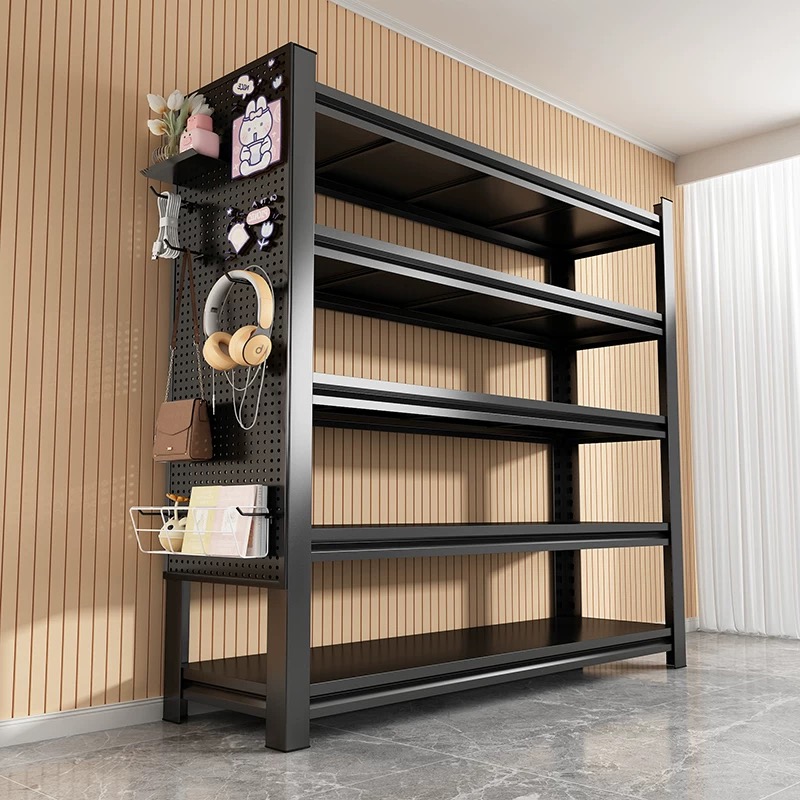 Storage Rack Hole Board Metal Pegboard Rack for Shelf Rack Wall Shelf ...