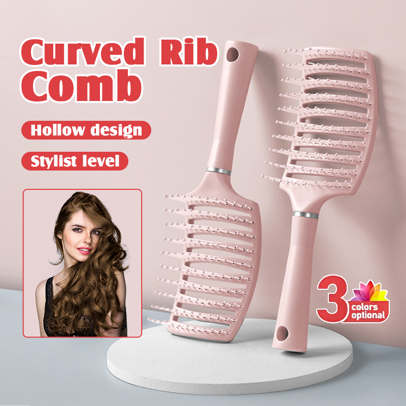Big Curved Comb Curly Hair Fluffy Styling Comb Air Cushion Hair Comb ...