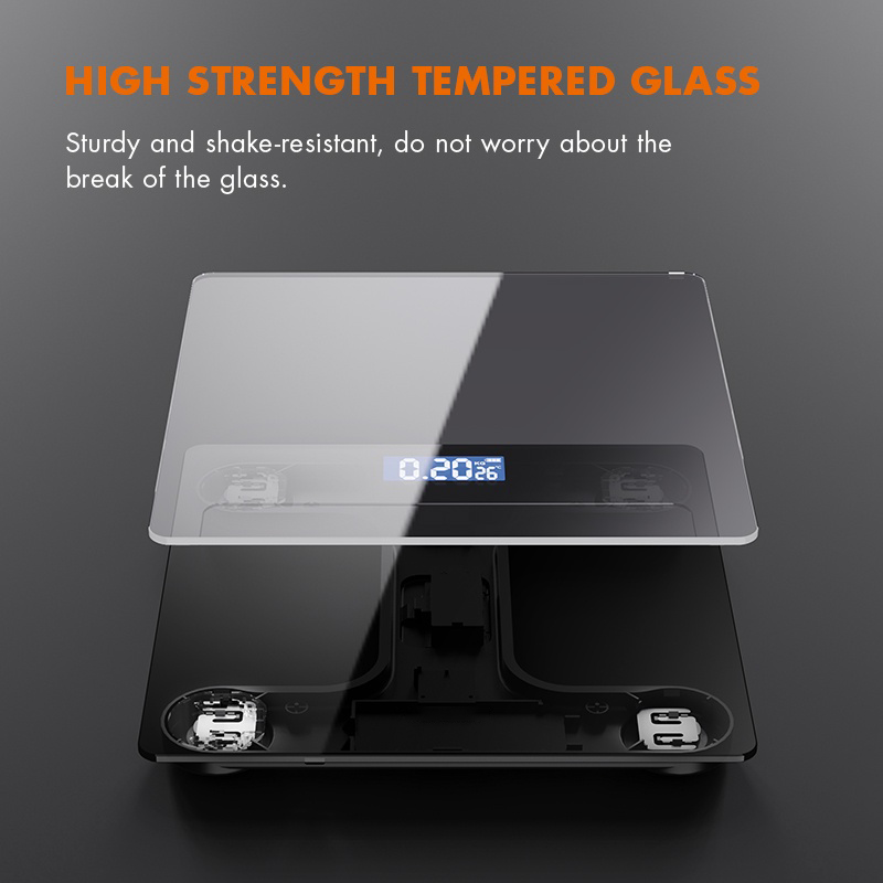Yowxii Digital LCD Electronic Weighing Scale For Human LED HD Display ...