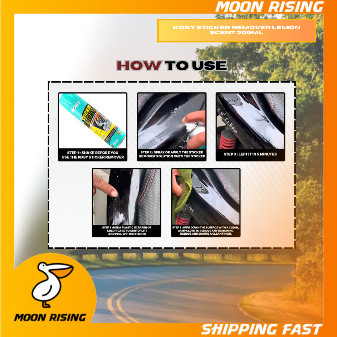 KOBY STICKER REMOVER LEMON SCENT 300ML | Shopee Philippines