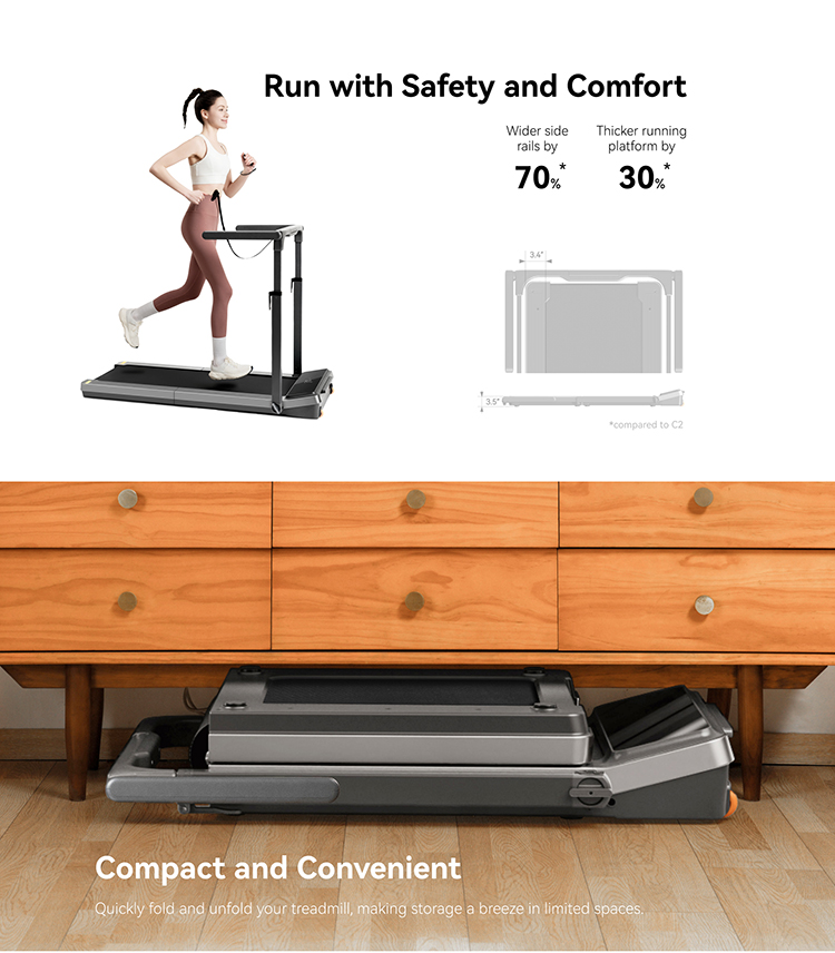 Xiaomi Treadmill Kingsmith walkingpad Z3/R3 Hybrid+ foldable portable ...