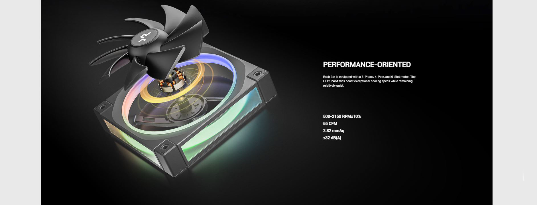 Itw | Deepcool Computer PC Fan FL12 3in1 120mm Addressable RGB Triple ...