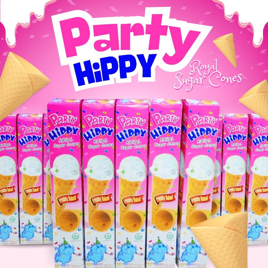 PARTY HIPPY Royal Sugar Cones 25's - Delicious Sugar Cone for All ...
