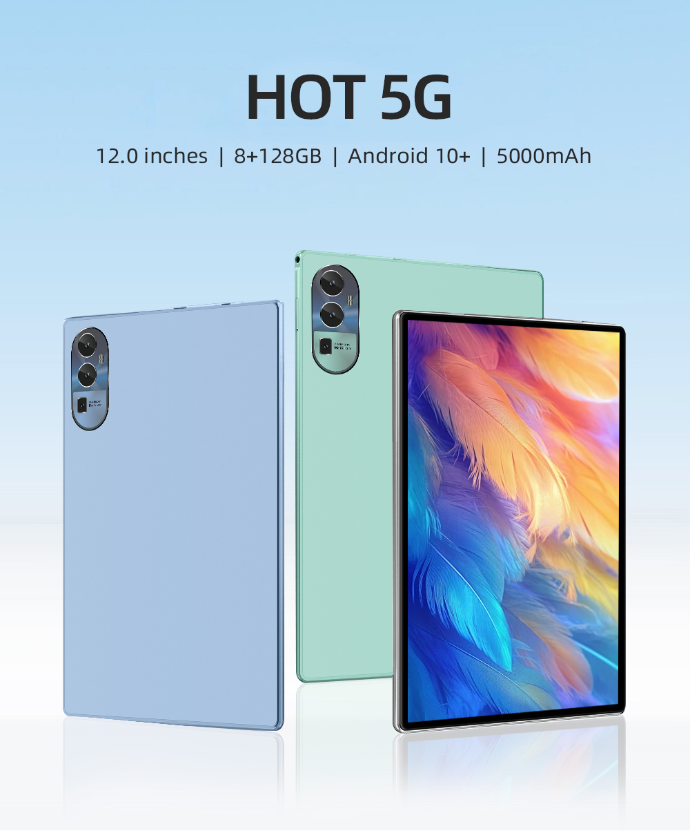 Tab HOT 5G Original Tablets 12 Inch 8GB + 128GB Android Tablet Online ...