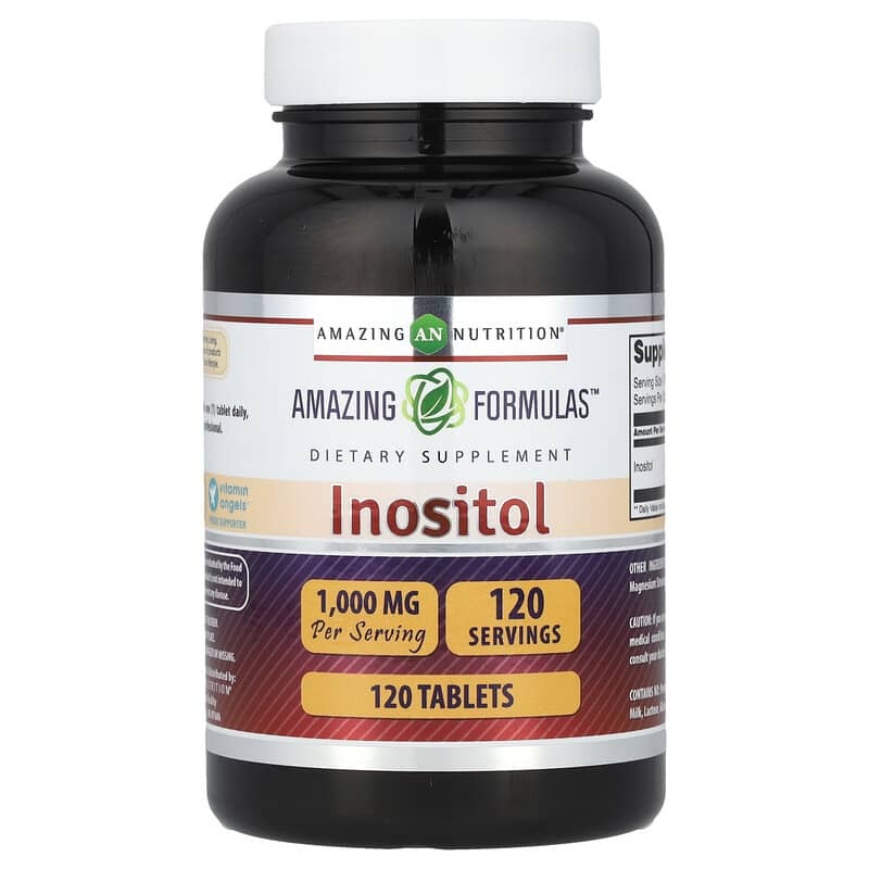 Amazing Formulas Inositol 1000mg - 120 Tablets | Hormonal Balance ...