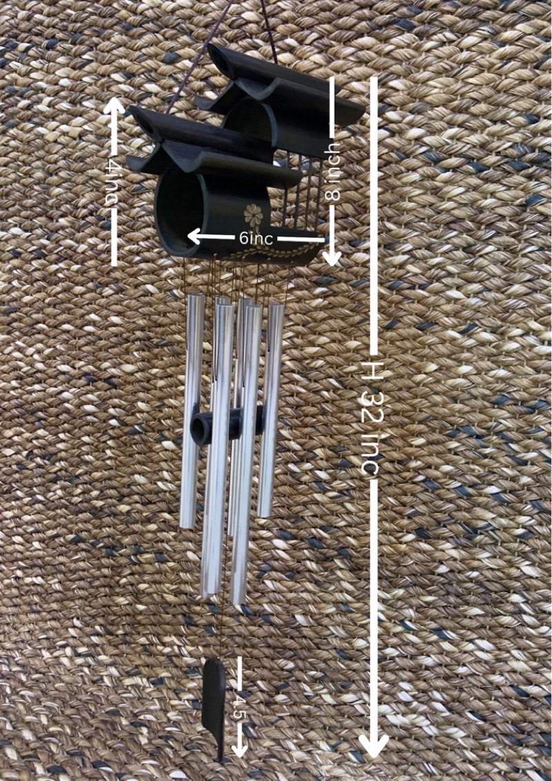 bamboo wind chimes,bamboo chimes (please read the sizes) | Shopee ...