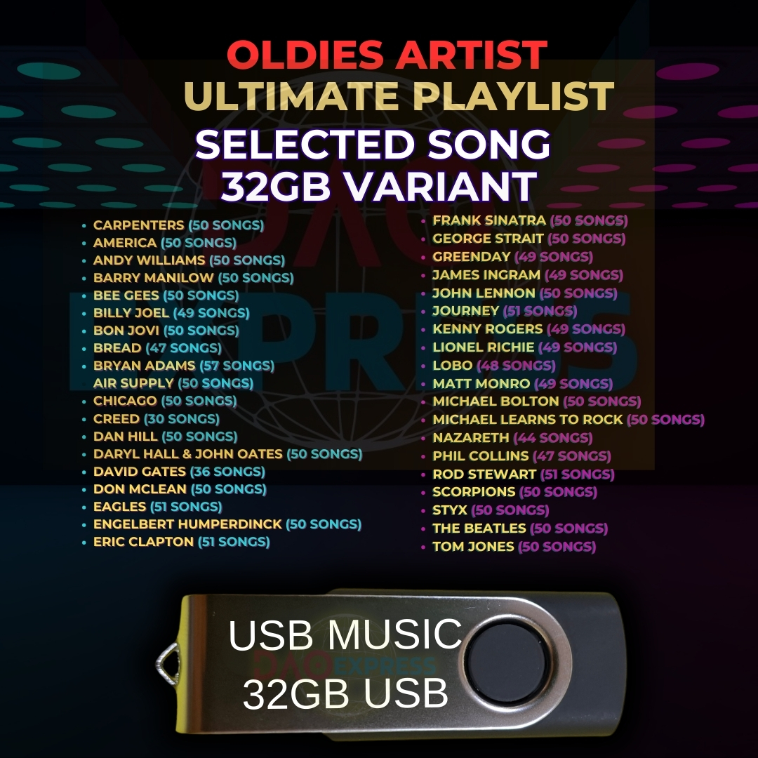 OLDIES MUSIC | USB FLASHDRIVE / MEMORY CARD WITH SONGS MUSIC + OTG ...