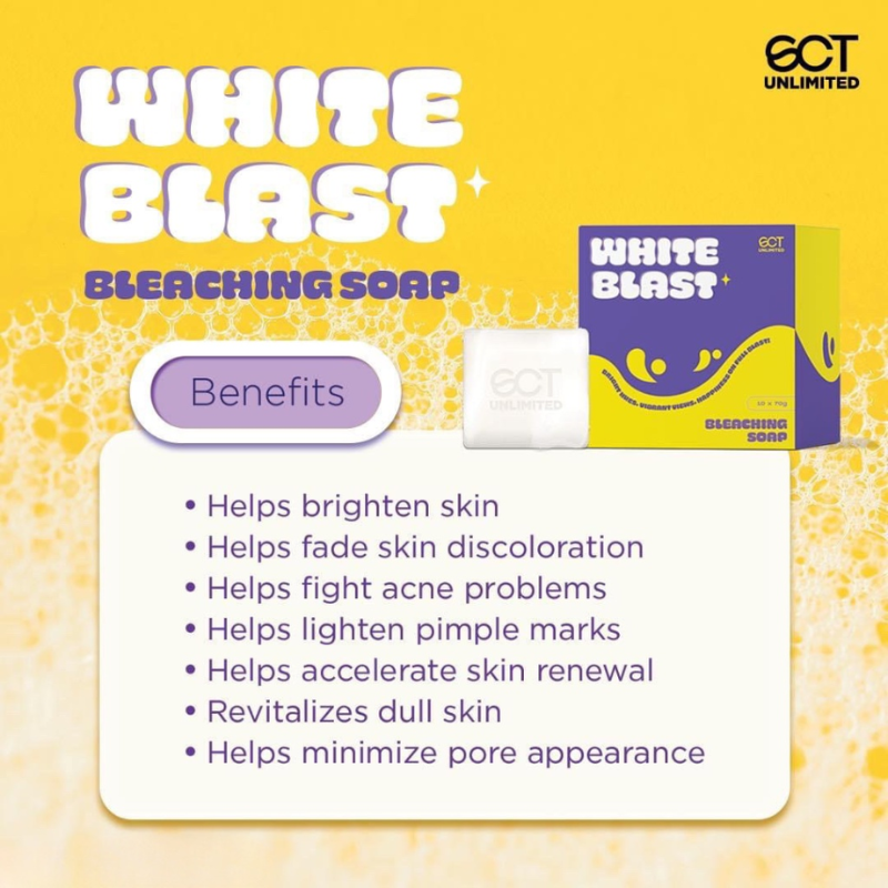 SCT Unlimited White Blast Soap – 10 Bars | Whitening & Brightening Soap ...