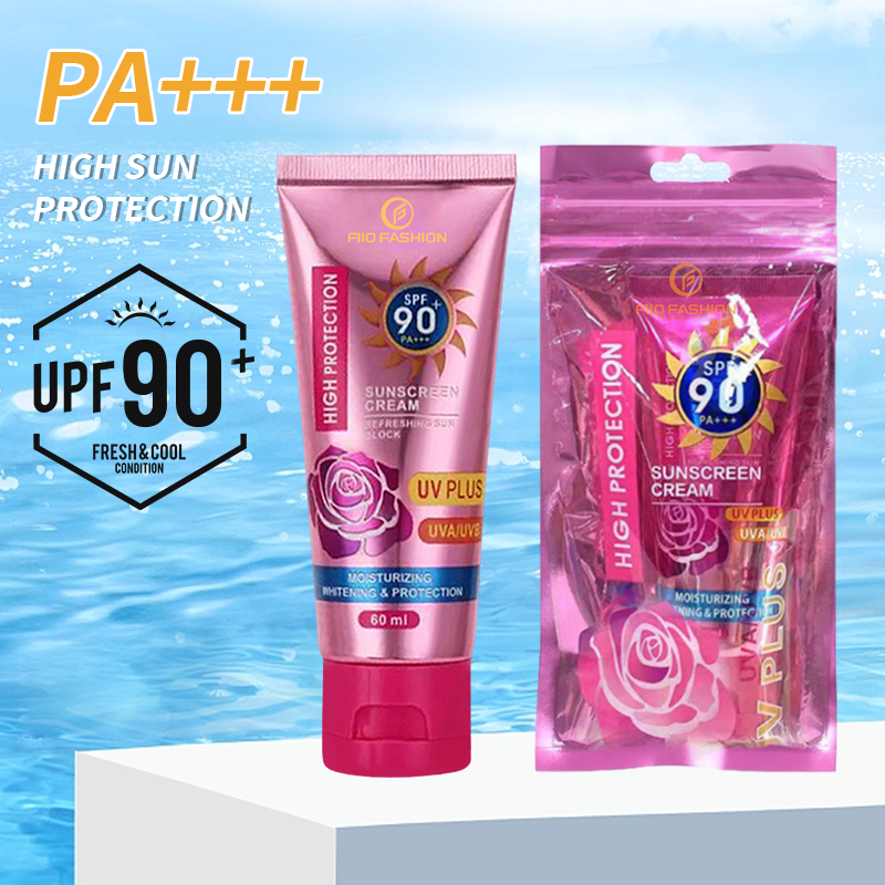 BUY 1 GET 2 Sunscreen Cream SPF 90+High Protection UV Sunblock Lotion Skincare Facial Body Skin ...