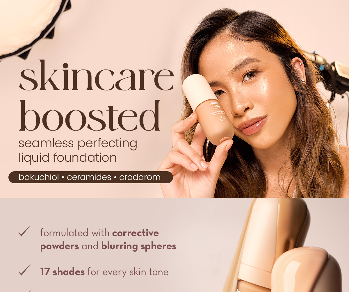 Happy Skin Off Duty Seamless Perfecting Liquid Foundation | Shopee ...