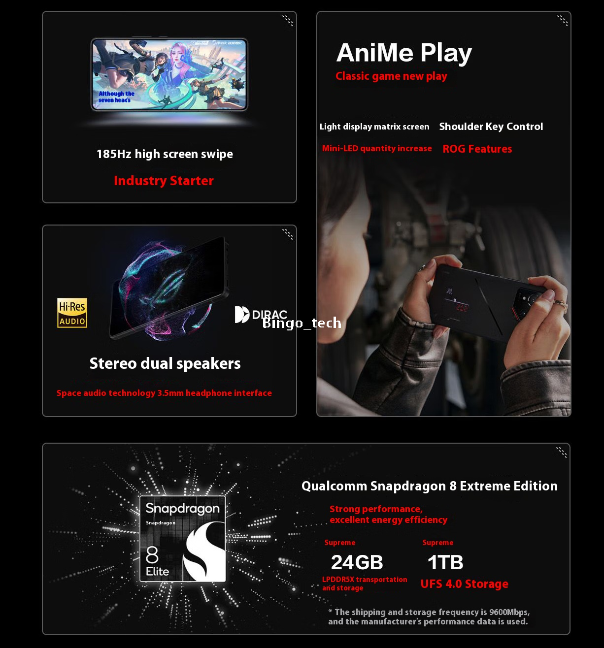 [ Global Rom ] Asus ROG 9 Pro ROG Phone 9 Snapdragon 8 Elite 5800mAh ...