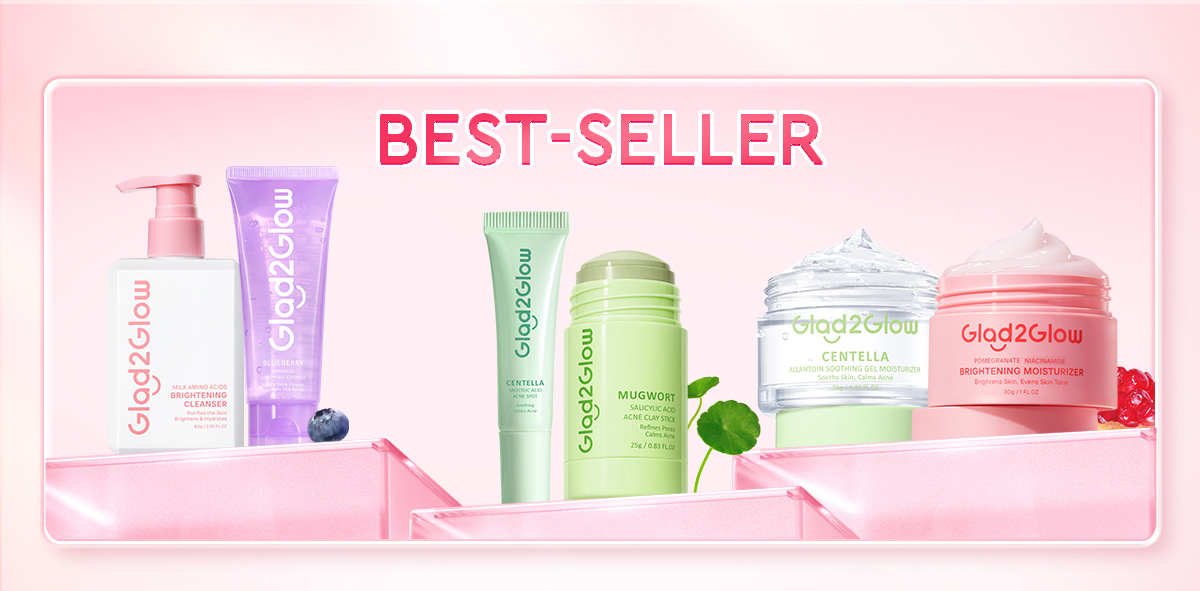 [G2G] Glad2Glow Acne Set Aha Bha Pha/10% Niacinamide/5% Ceramide ...