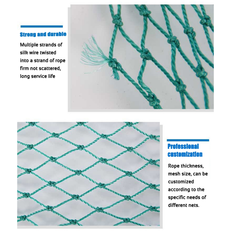 【Free rope】100M Chicken Net Fishing net bird proof net Garden net ...