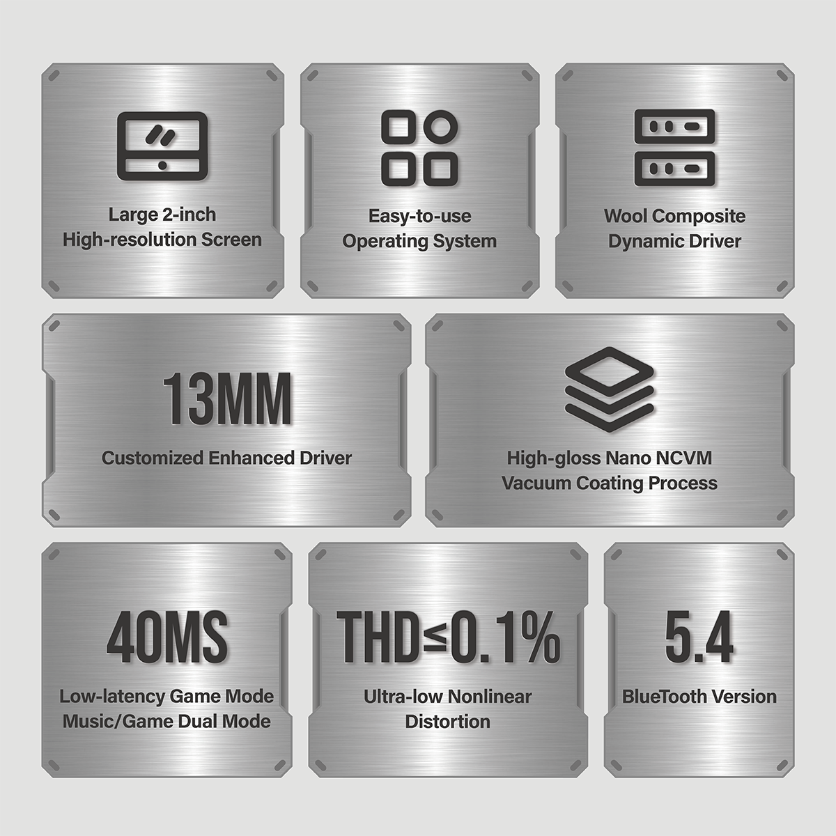 Koorfly EP1000 TWS Wireless Bluetooth Earbuds Sound Smart Touch Screen ...