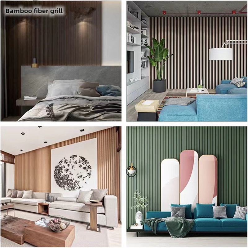 17MM WPC Fluted Wall Panel Sticker DIY Water Sound Proof Grille ...