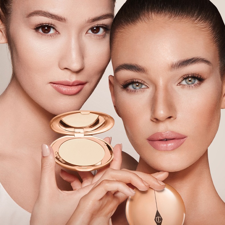 Charlotte Tilbury CT Powder Light and Flawless Set Makeup Control Oil ...